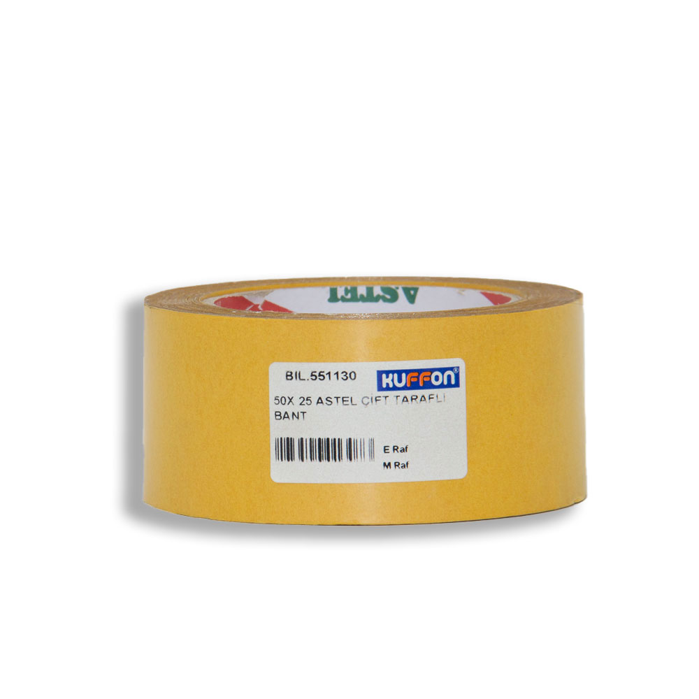 Astel Çift Taraflı Bant 50 MM X 25 MT Fiyat Ve Özellikleri